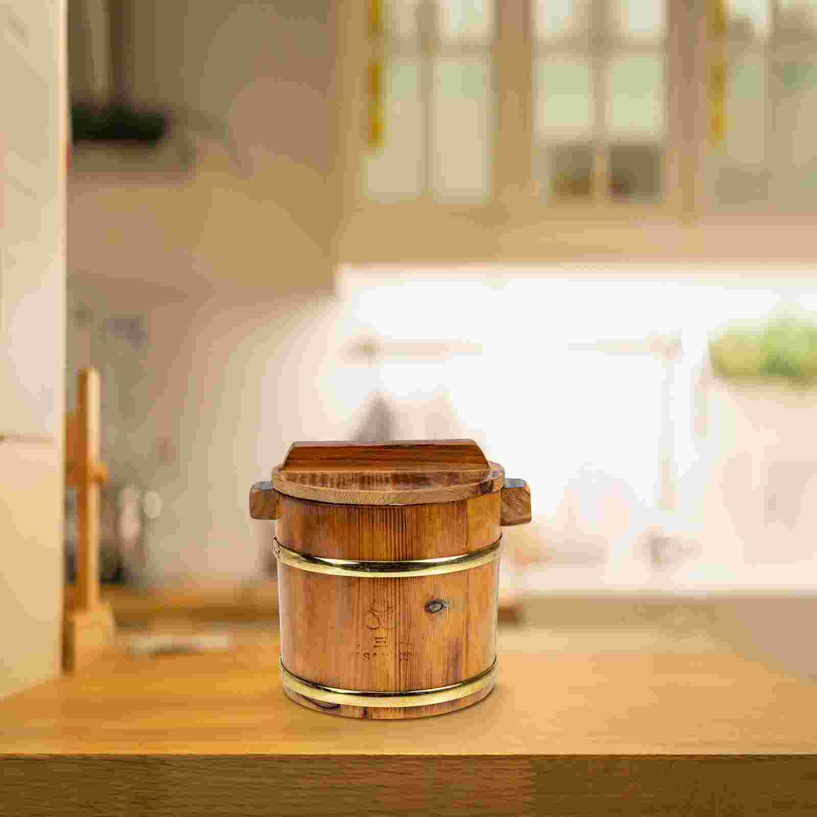 1 set of Wooden Rice Steamer Practical Steamed Ric... – Grandado