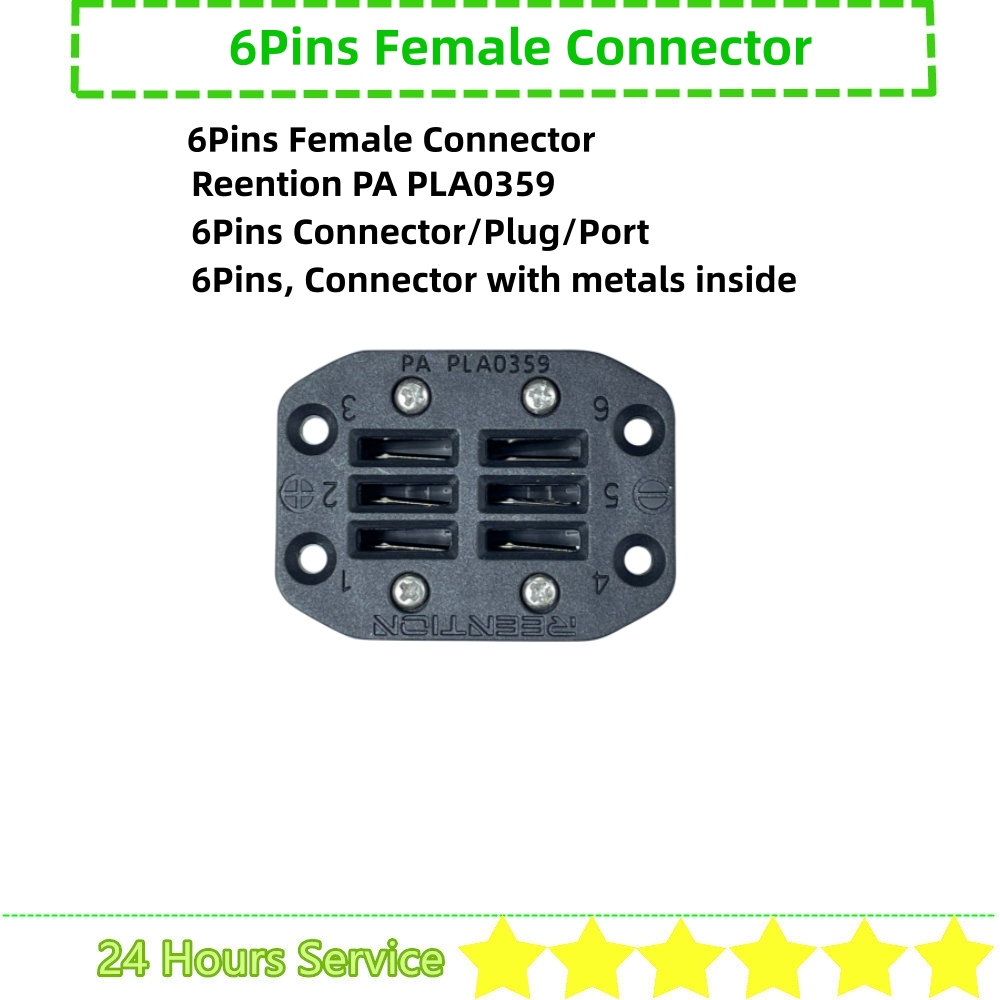 Reention 6 Pins Connector Plug Ontlading Poort 6 C... – Grandado