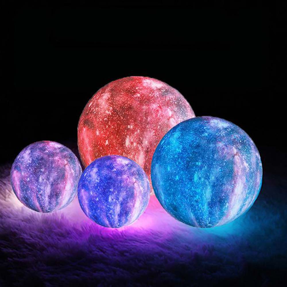 16 Colors 3D Print Star Moon Lamp Colorful Change ... – Vicedeal