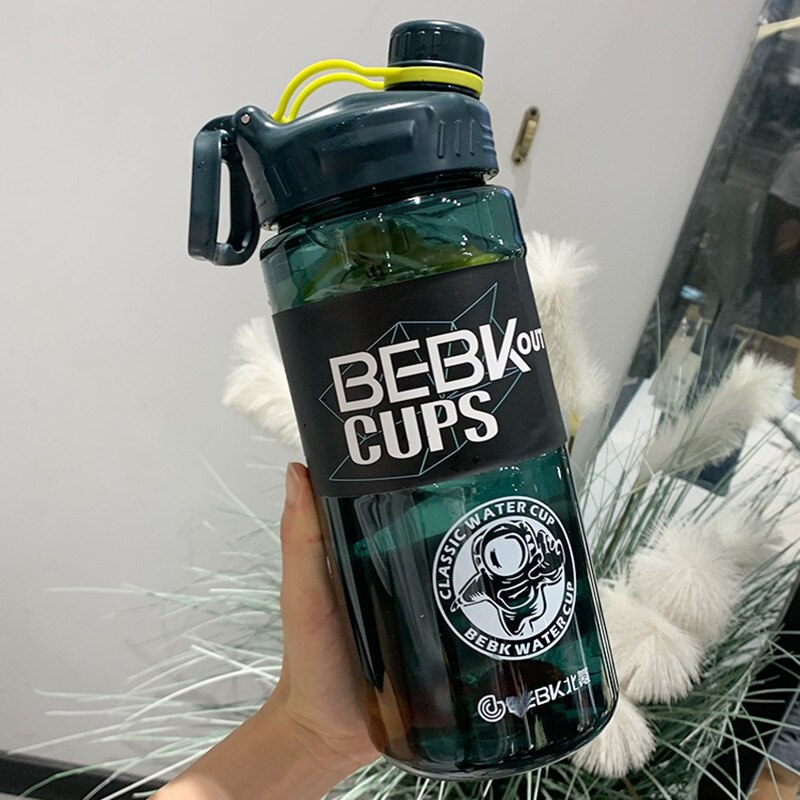 Stevige 3L Groter Sport Water Fles Met Stro Bpa Gr... – Vicedeal