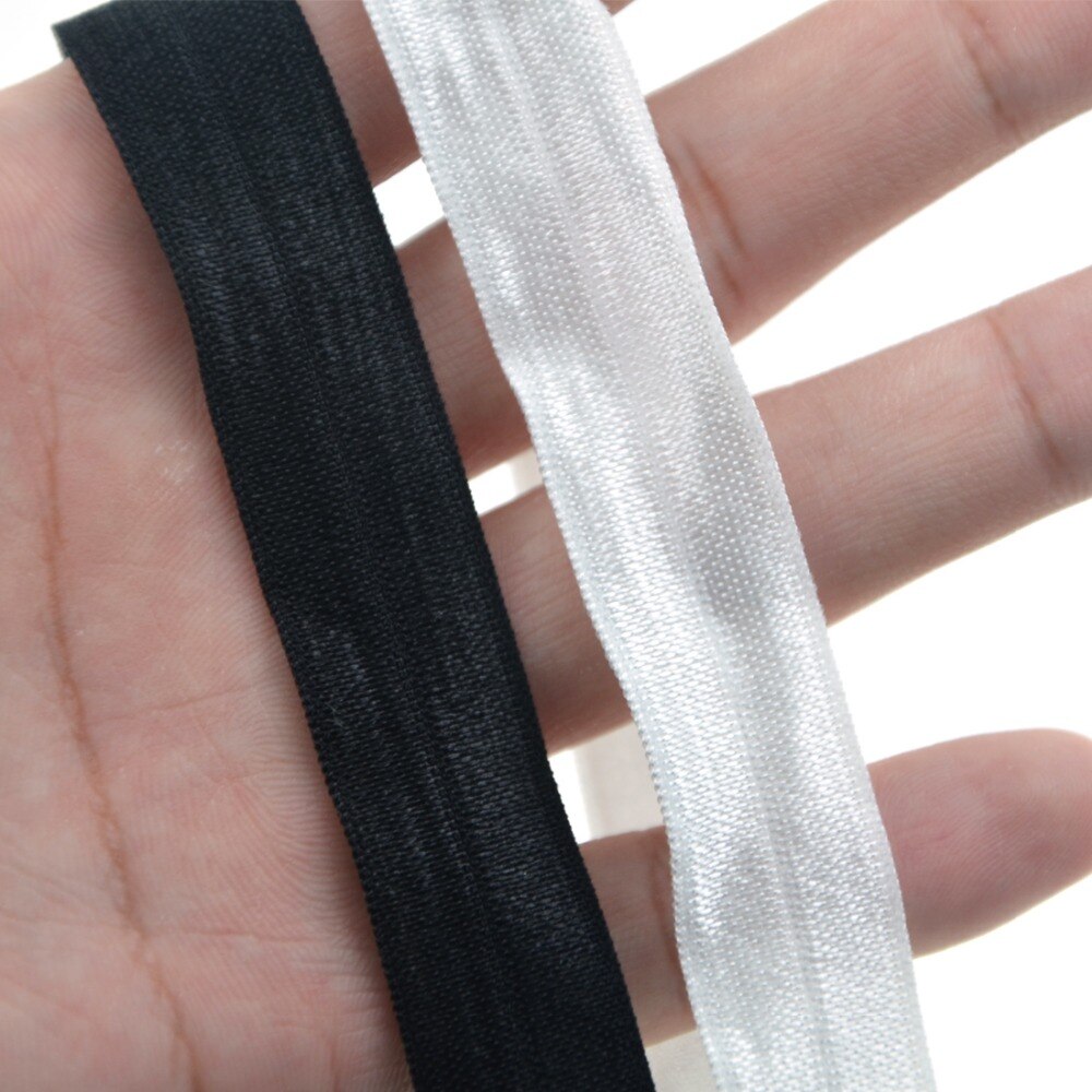 10 yards 25mm bred fold over elastisk fjende trim ... – Vicedeal