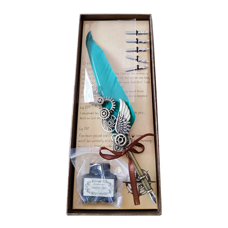 BECODE Mechanical Wing Fountain Pen Student Callig... – Grandado