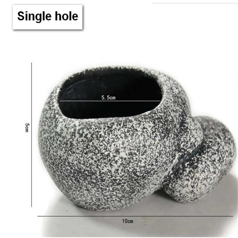 Ceramic pot Decoration Water plant grow pot Aquari... – Grandado