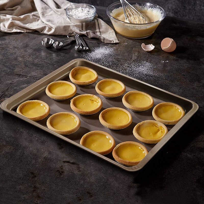 Baking Sheet, Non-Stick Carbon Steel Biscuit Paper... – Vicedeal