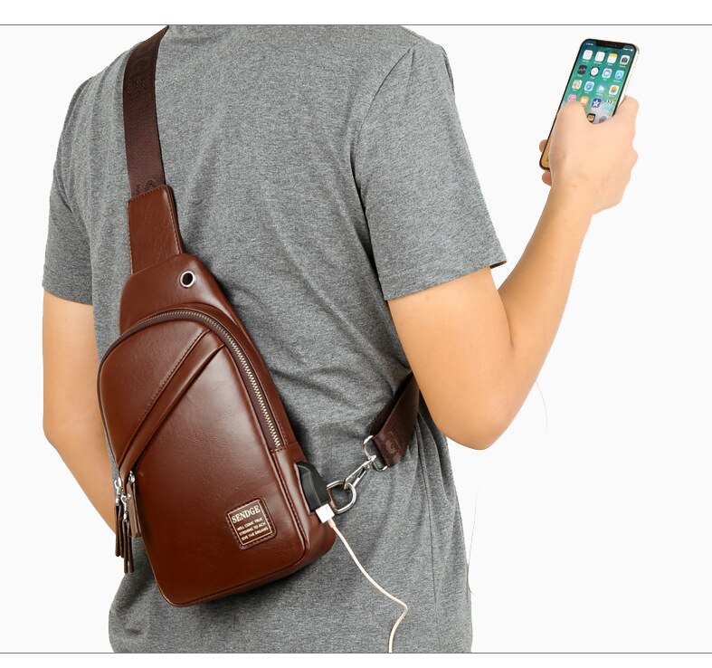 One-shoulder Oblique Cross-chest Bag Chao Cool Fan... – Vicedeal