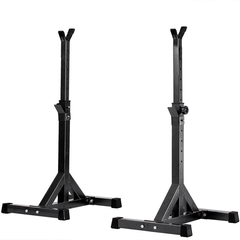High Adjustable Squat Stand Split Barbell Rack Bar... – Grandado