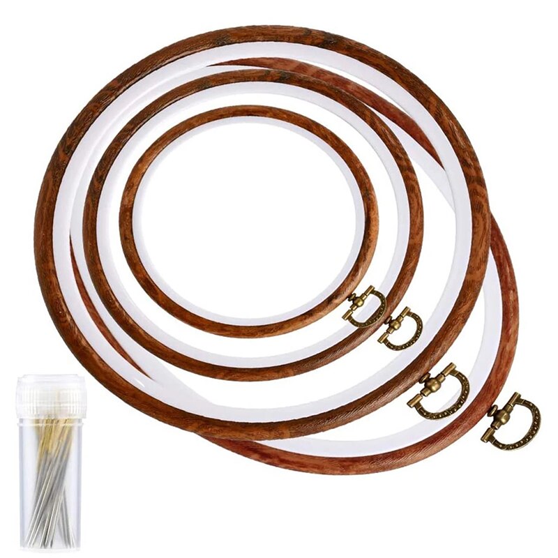 LMDZ 4 PCS Embroidery Hoop Ring, Oval Embroidery K... – Vicedeal