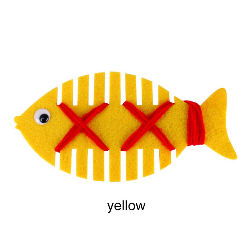 Puzzle Toys Twining Fish DIY Non-woven Handmade En... – Grandado