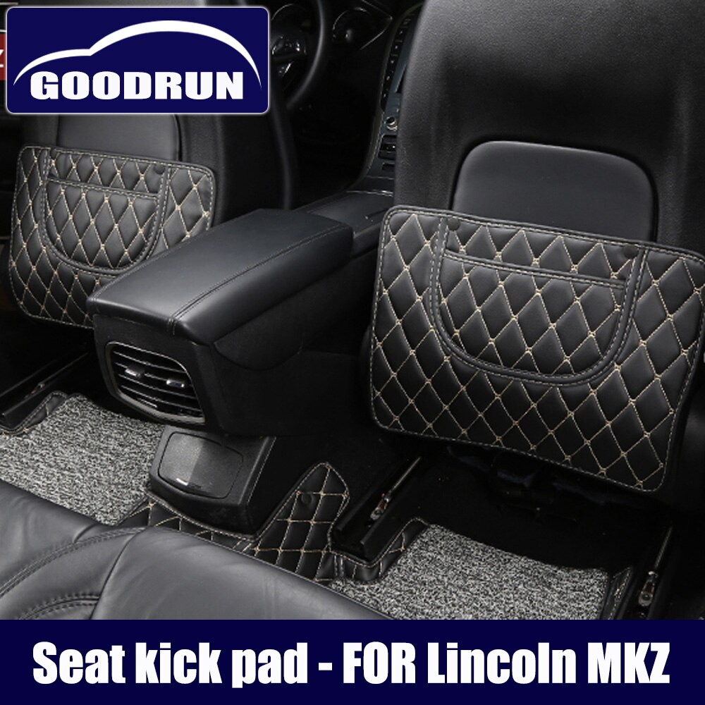 Car seat kick mat for Lincoln MKZ leather seat bac... – Grandado