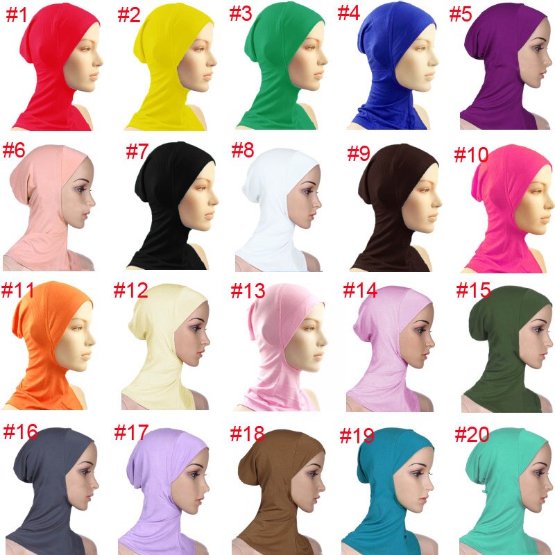 Under Scarf Hat Cap Bone Bonnet Hijab Islamic Head... – Vicedeal