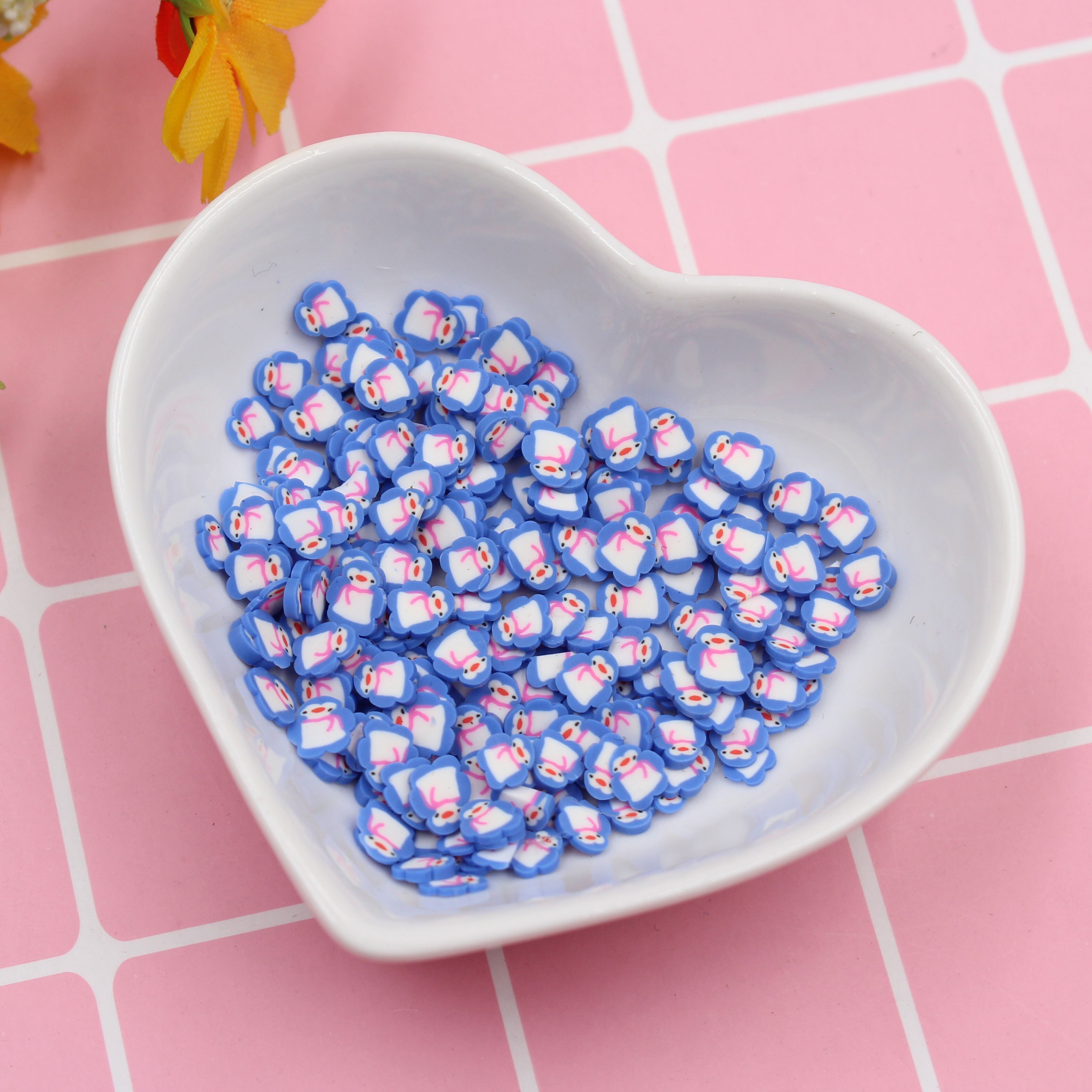 100g/Lot Polymer Clay Blue Penguin Slices Animal S... – Grandado