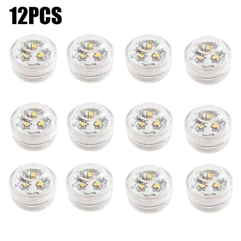 12 Pcs Of Luminous Round Candle Lights Led Batteri... – Vicedeal
