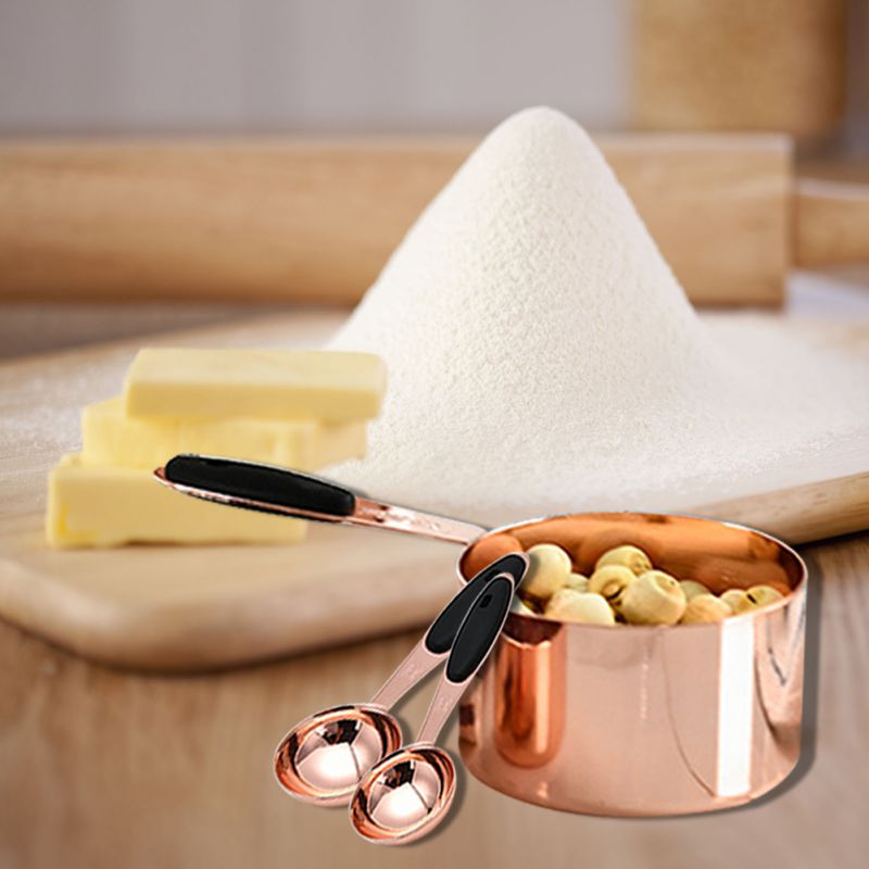 5PCS Stainless Steel Flour Oil Water Measuring Cup... – Grandado