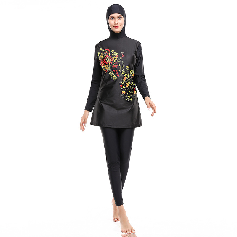 Digital Printed Swimsuit Women Conservative Swimwe... – Grandado