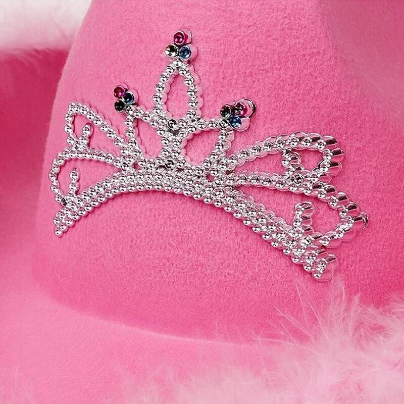2022 Western Roze Cowgirl Hoeden Vrouwen Tiara Cow... – Vicedeal