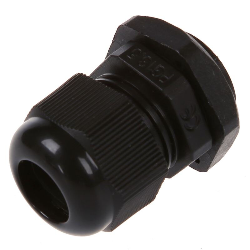 5 Pcs PG13.5 Black Plastic Waterproof Connectors C... – Vicedeal