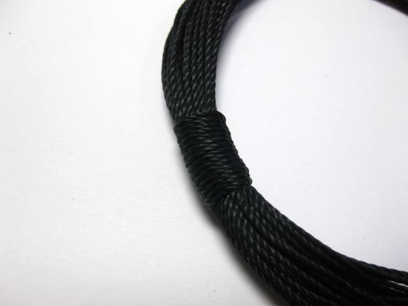 50 Meters Black Cord String Thread Line 1mm Waxed ... – Grandado