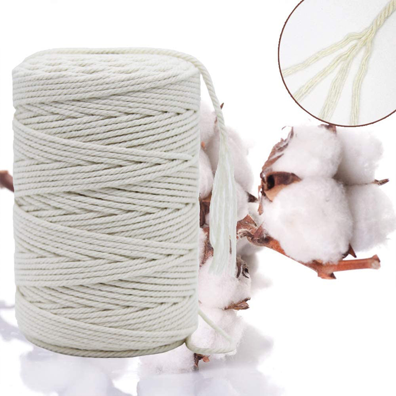 4Mm Macrame Touw Twisted String Katoenen Koord Voo... – Grandado