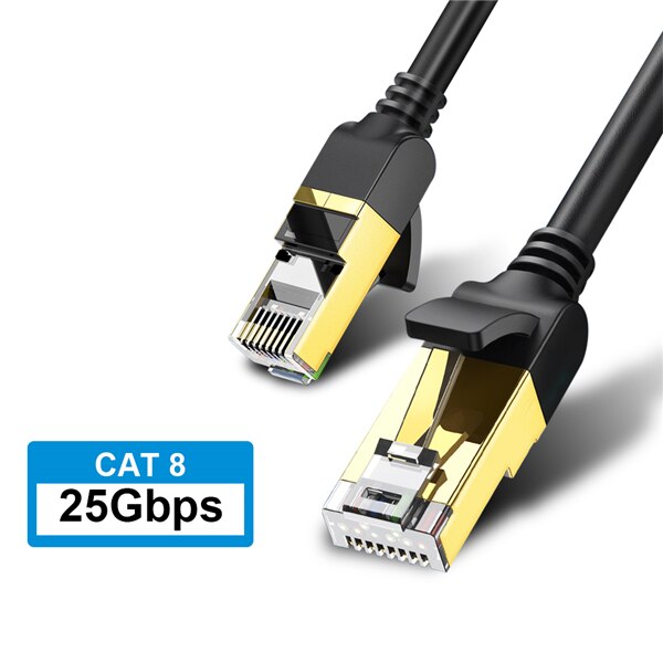 Anmck Ethernet Kabel CAT8 25Gbps 2000Mhz Kat 8 Net... – Vicedeal