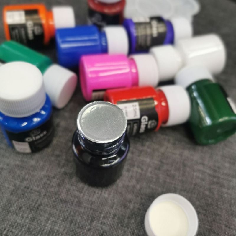 6 x 25ml Heavy Body Colors Rich Pigments Glass Pai... – Grandado