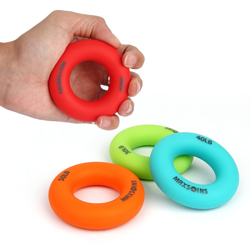 O Hand Gripper Grip Silicone Ring Hand Resistance ... – Vicedeal