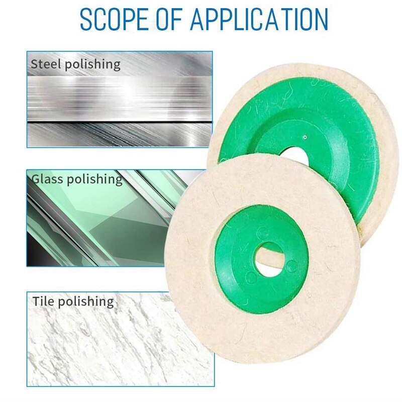 15 Pcs 4 Inch x 5/8 Inch Wheel Wool Wheels Nylon F... – Grandado