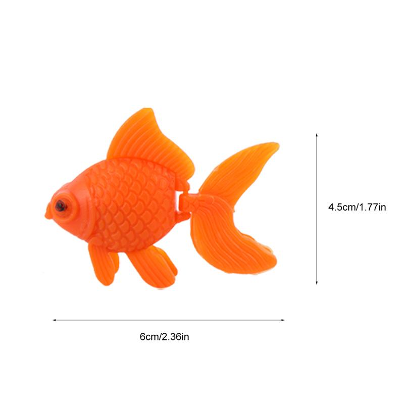10 PCS Artificial Goldfish Realistic Floating Arti... – Vicedeal