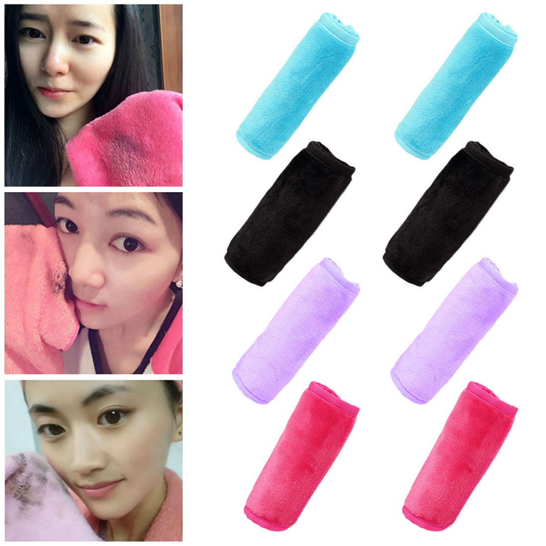 Makeup Remover Eraser Towel Reusable Magic Makeup ... – Vicedeal