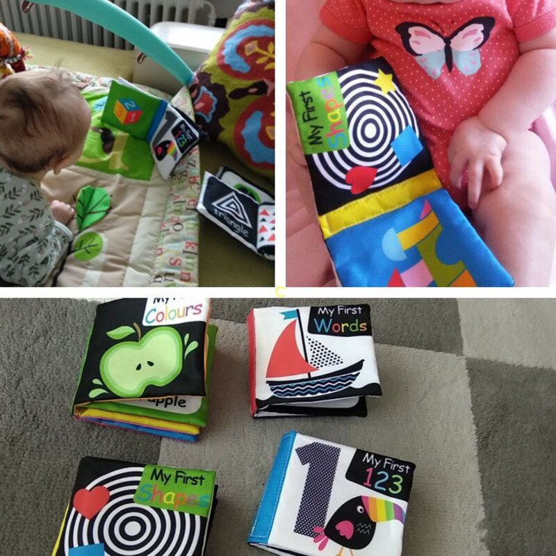 4PCS/Set Infant Cloth Book Baby First Reading Toy ... – Grandado