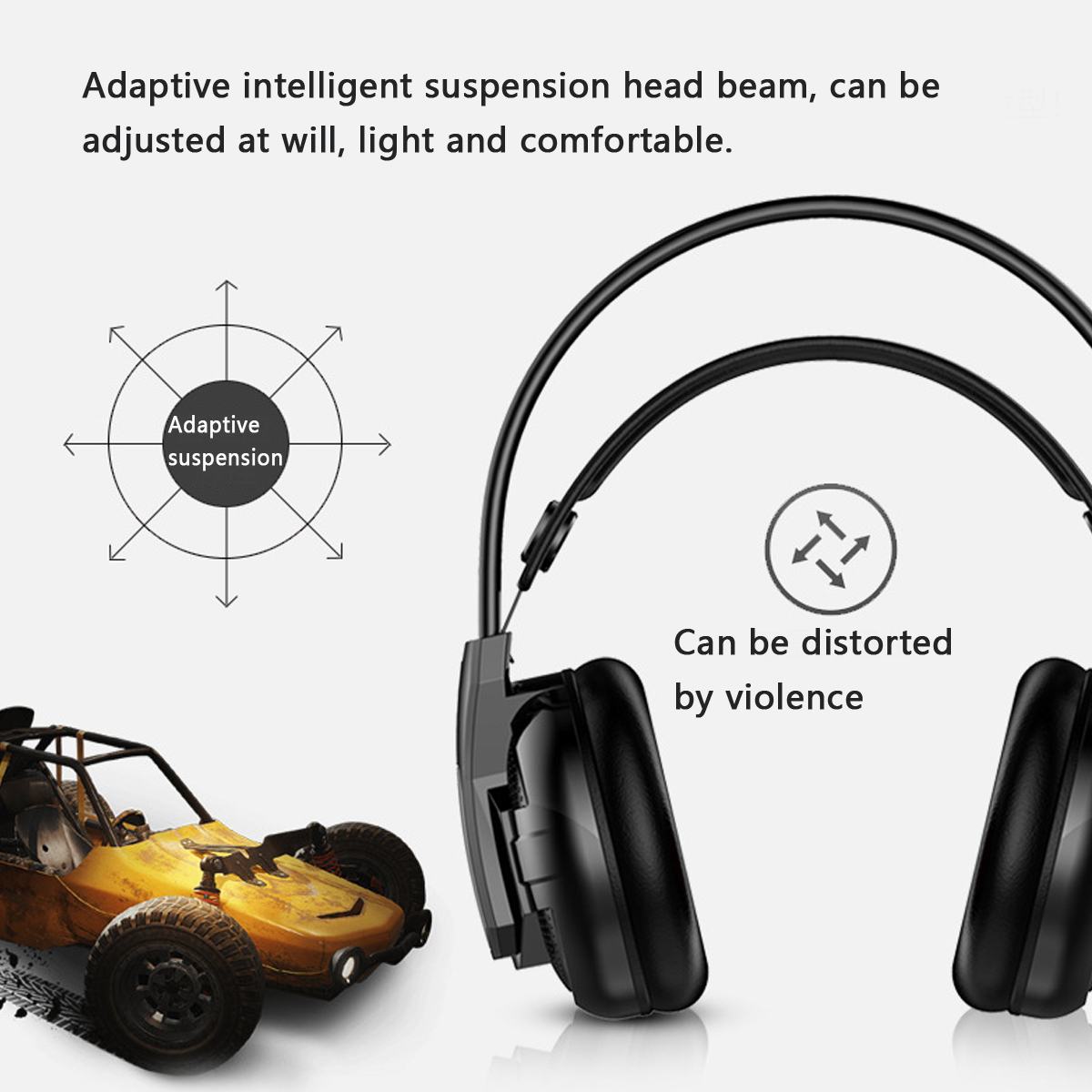 LEORY 3.5mm Gaming Headset MIC LED Colorful Light ... – Vicedeal