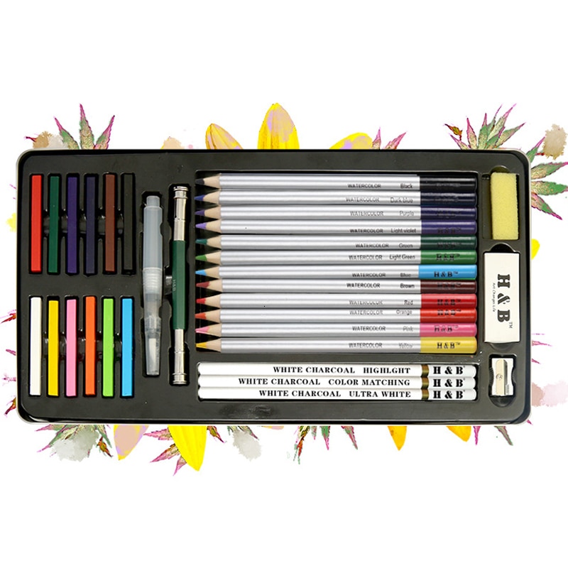 Hb 32 Kleuren Hout Kleurpotloden Set Tekenen Schil... – Vicedeal