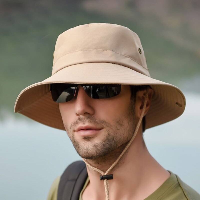 Mannen Hoed Panama Emmer Hoed Outdoor Zon Hoeden Z... – Vicedeal