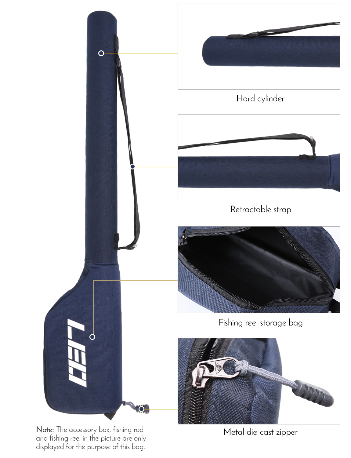Water-resistant Fly Fishing Rod Case Bag Canvas Fi... – Grandado