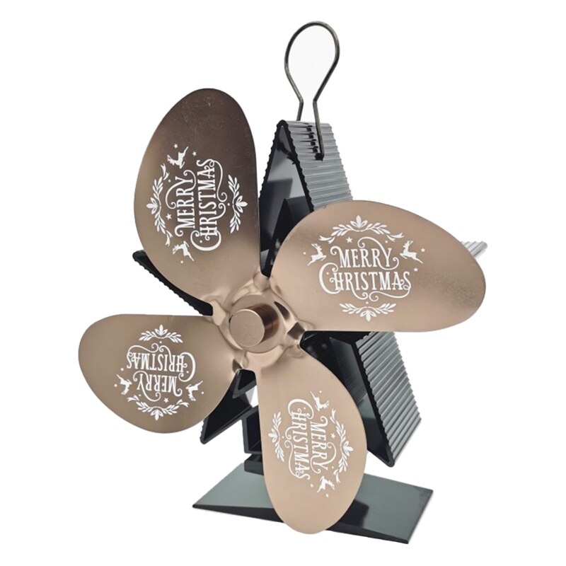 Ster Kerst 4 Blades Warmte Aangedreven Kachel Vent... – Grandado