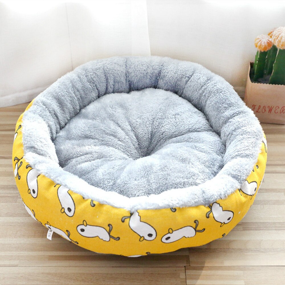Winter Warm Pet Hond Kat Bed Kennel Hond Ronde Kat... – Grandado