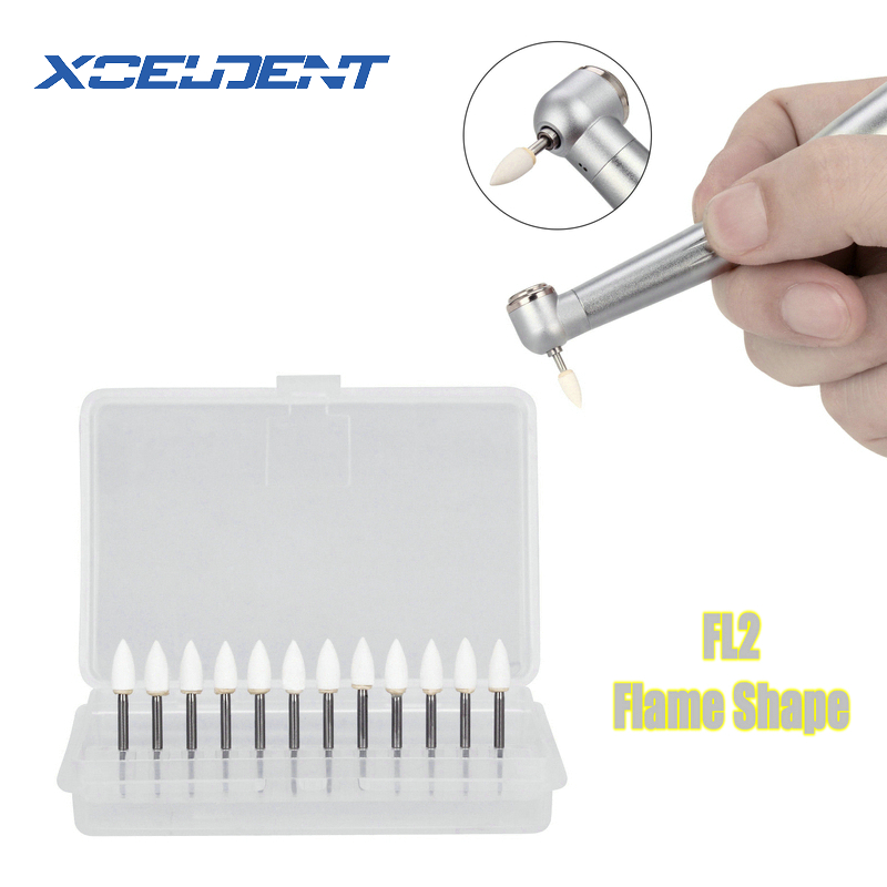 12Pcs Dental Flame White Stone Polishing FG Burs F... – Vicedeal