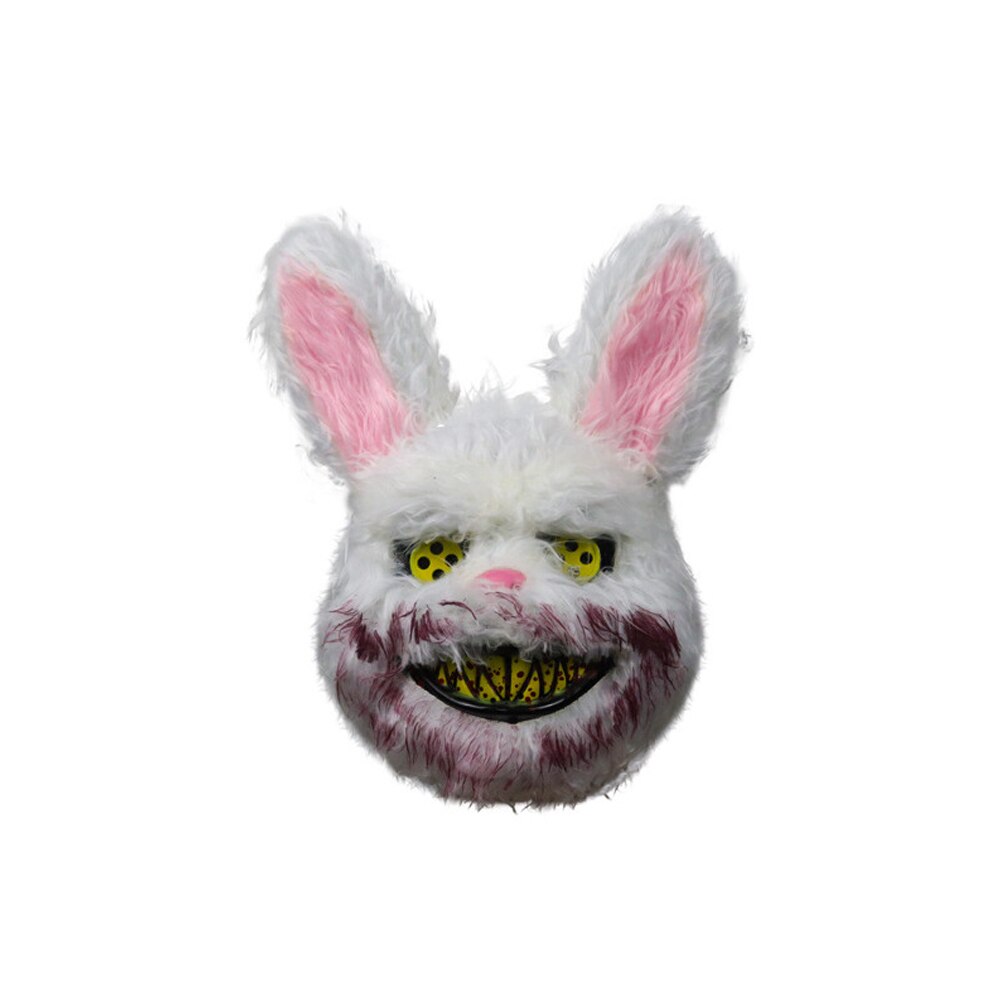 Halloween Bloody Bunny Plush Horror Mask Prank Toy... – Grandado