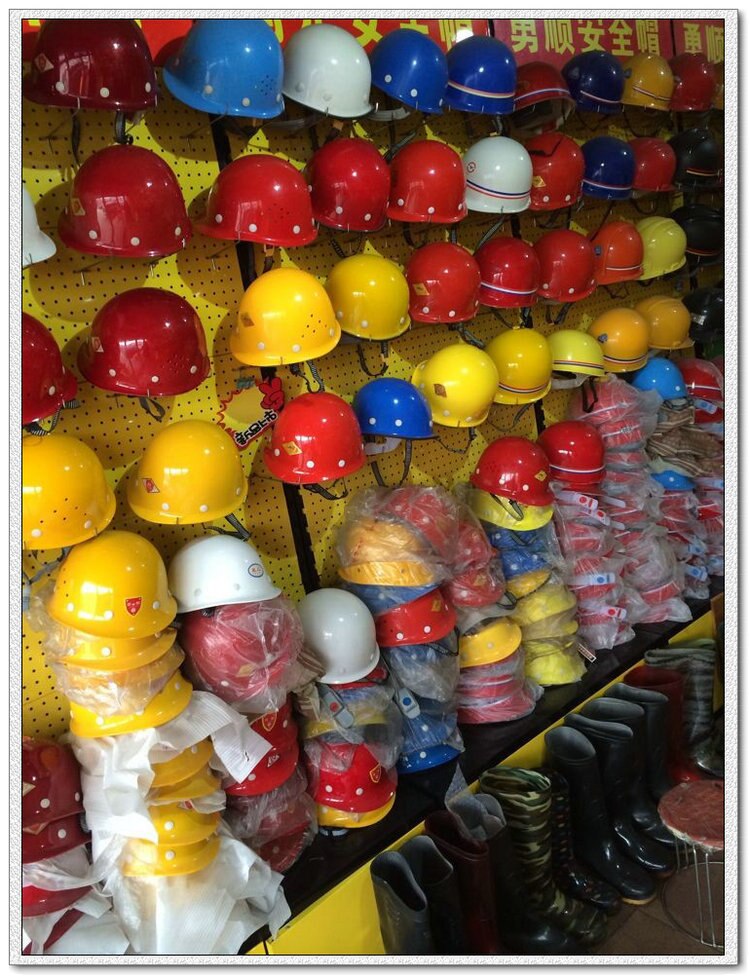 HDPE plastic V-type safety helmet Construction sit... – Grandado