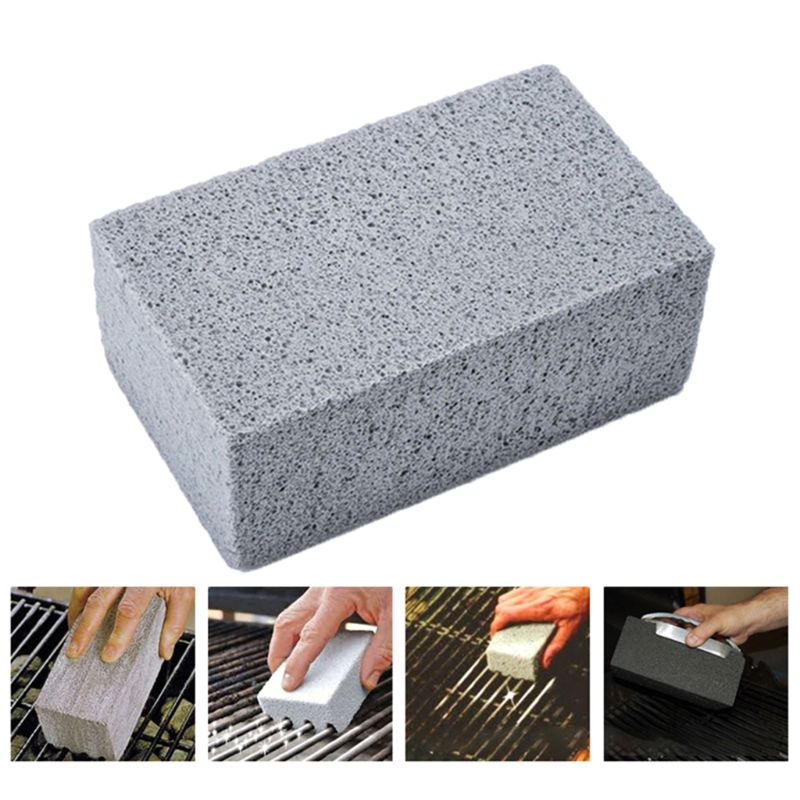 BBQ Cleaner Barbecue Grill Cleaning Brick Non Slip... – Grandado