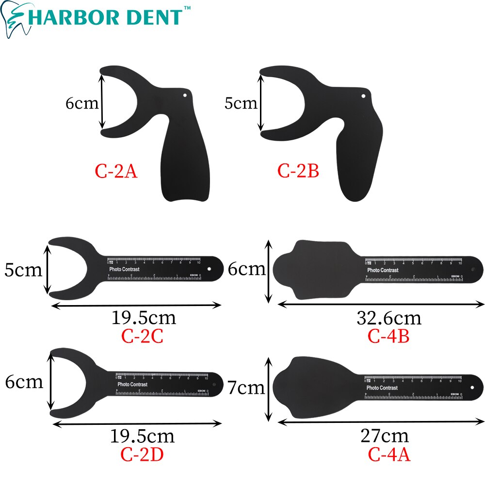 6 pcs Dental Orthodontic Black Background Board Ph... – Vicedeal