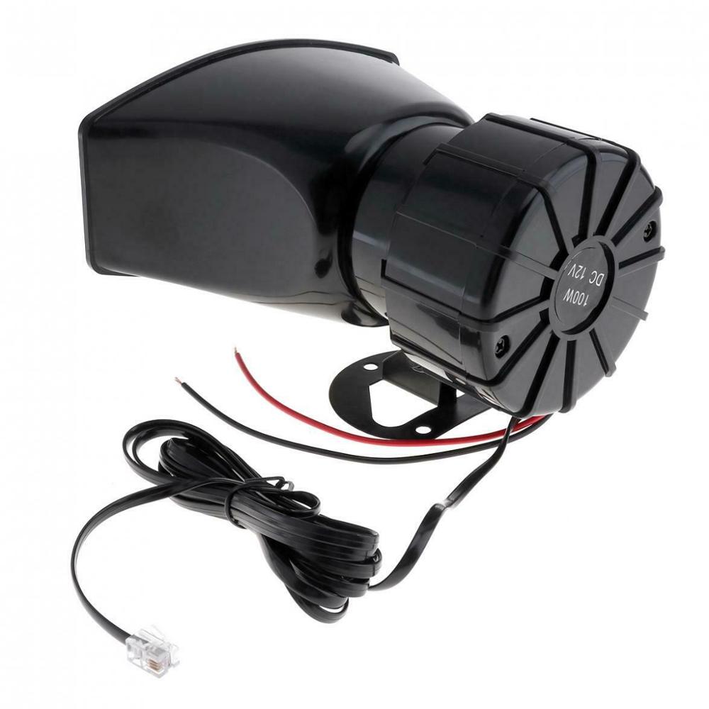 100W 12V 7 Tone Sound Emergency Siren Car Horn Lou... – Grandado