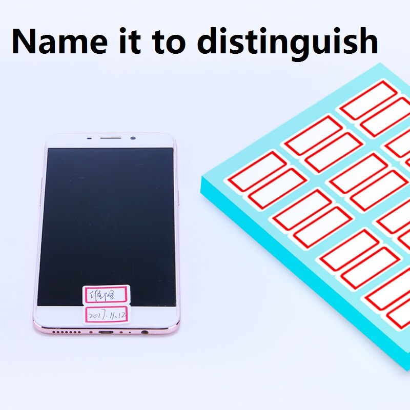 12 Vellen 144Stickers Rood Vierkant Label Zelfklev... – Vicedeal