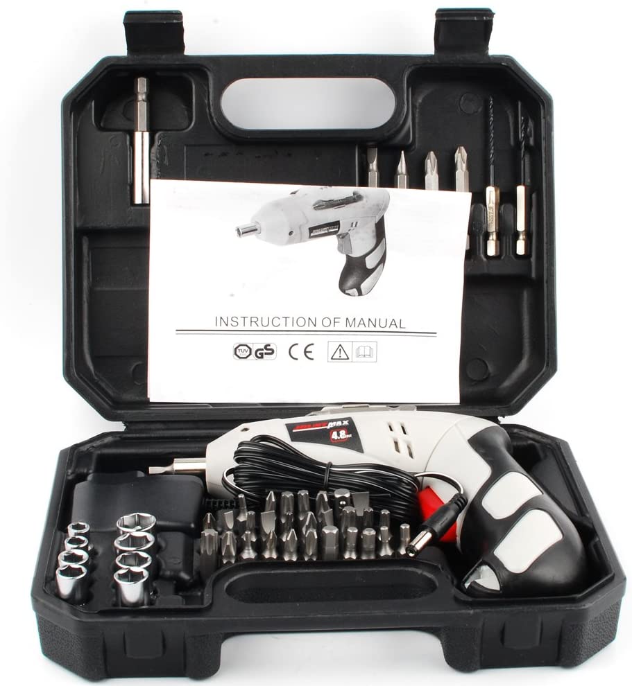 Portable 4.8v Cordless Screwdriver Cordless Drill ... – Grandado