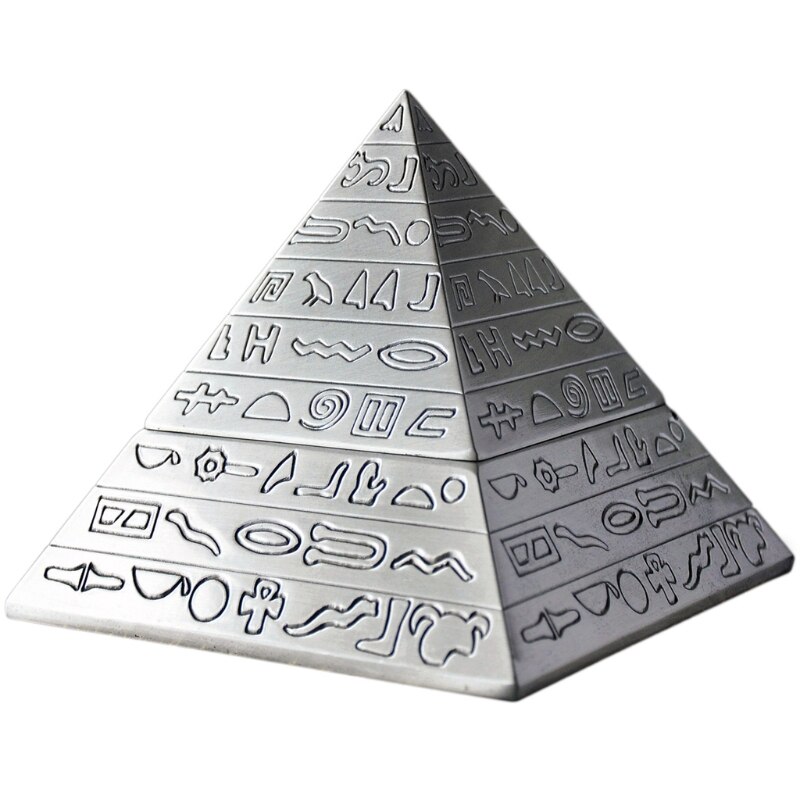 Ancient Egyptian Pyramid Ashtray with Bas Relief K... – Grandado