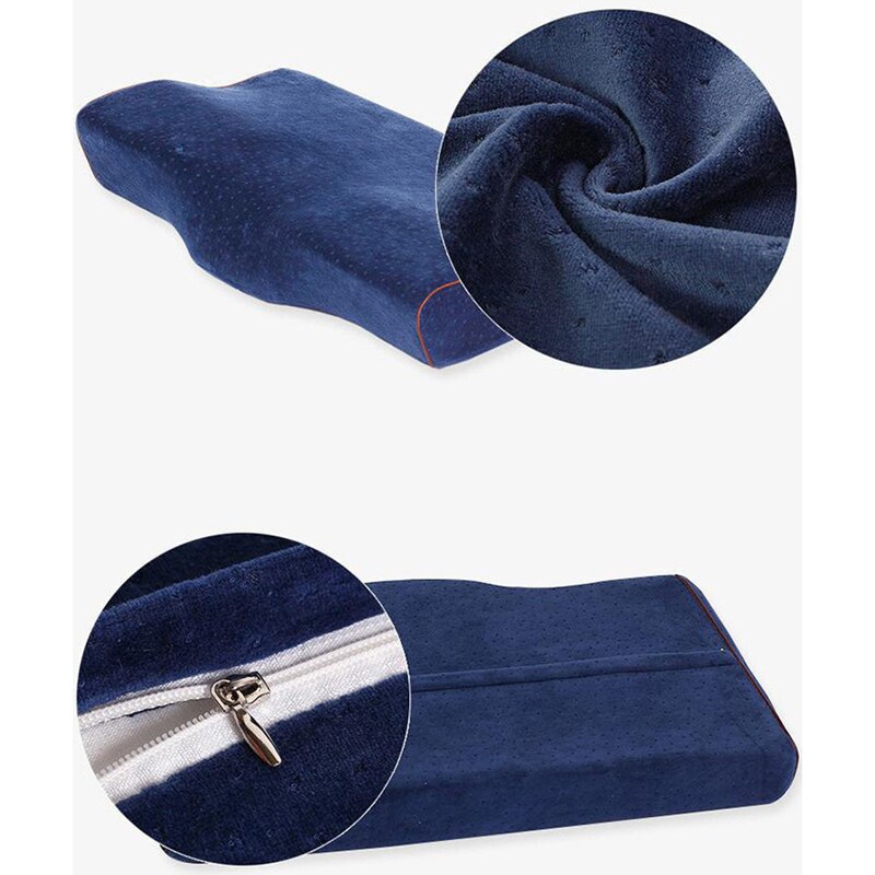 Contour Memory Foam Pillow Orthopedic Sleeping Erg... – Grandado