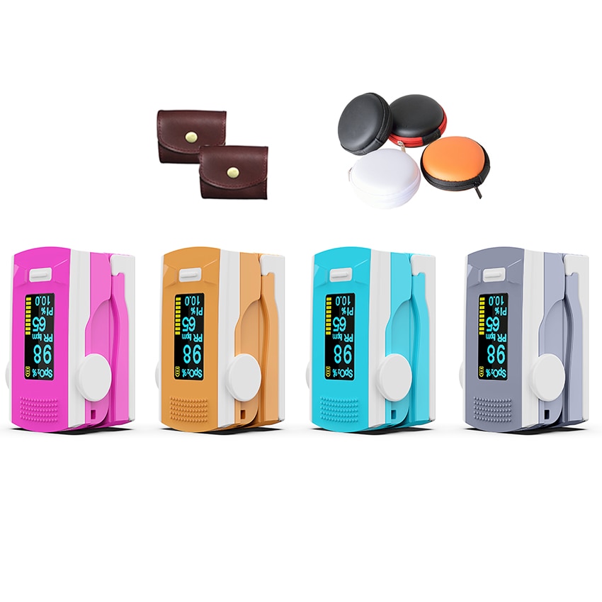 PR+MISE M110+bag finger pulse oximeter OLED ABS me... – Grandado