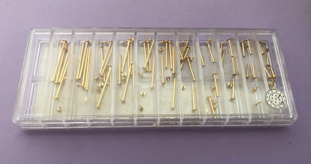 Brass Watch Band Lug Screw In Type Assortment Gold... – Grandado