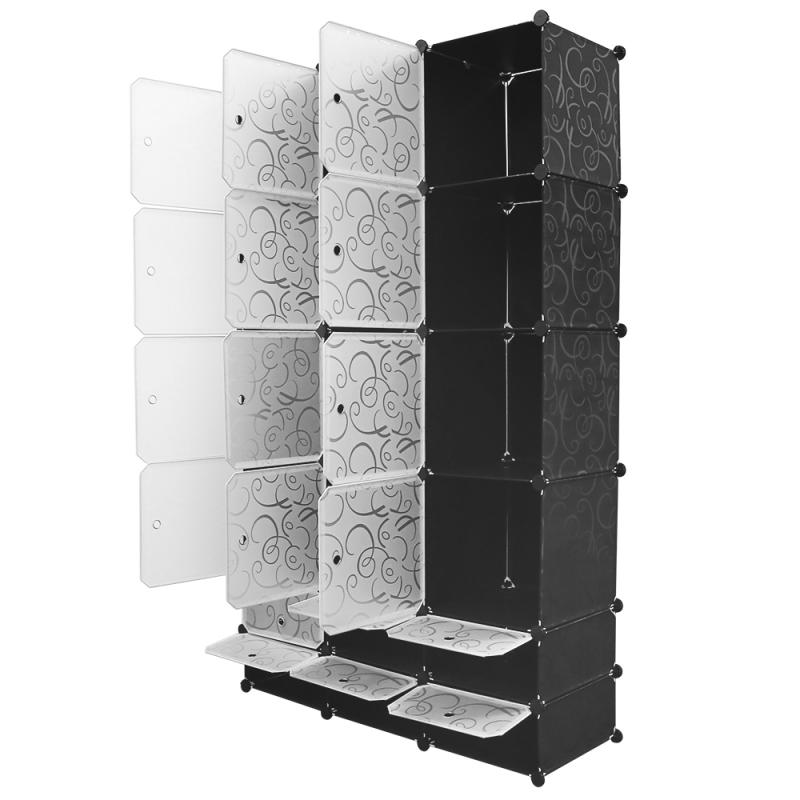 Multi-layer Plastic Wardrobe Shoe Cabinet Organize... – Grandado