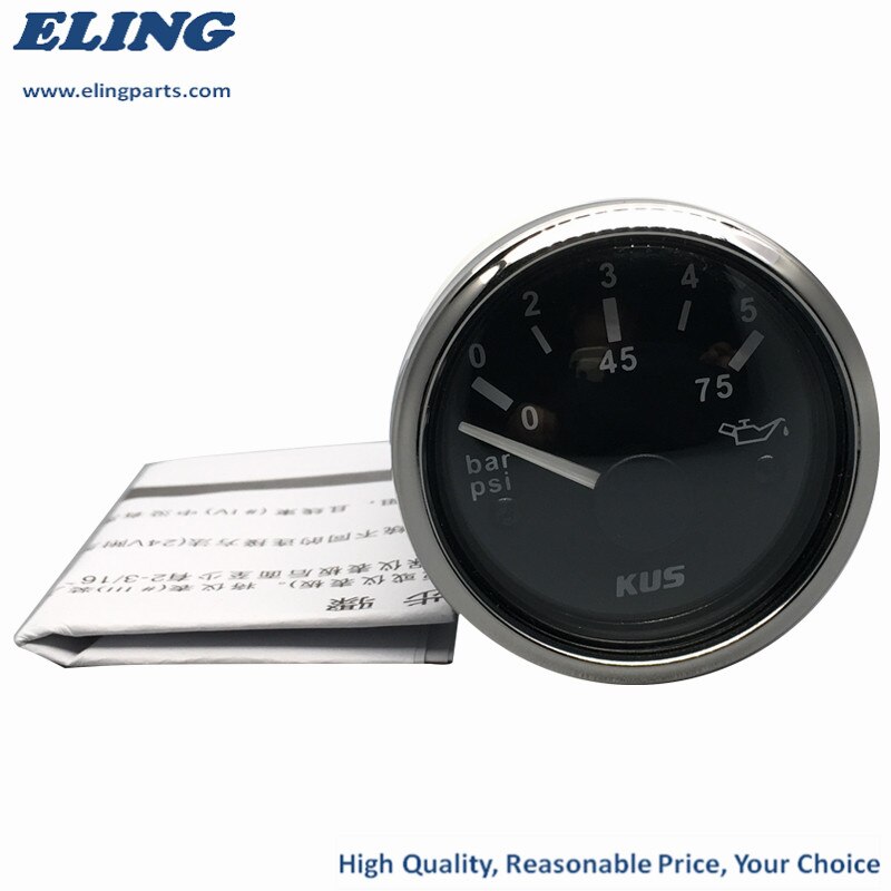 KUS 52mm Pointer Type Motor Oliedrukmeter Modifica... – Grandado