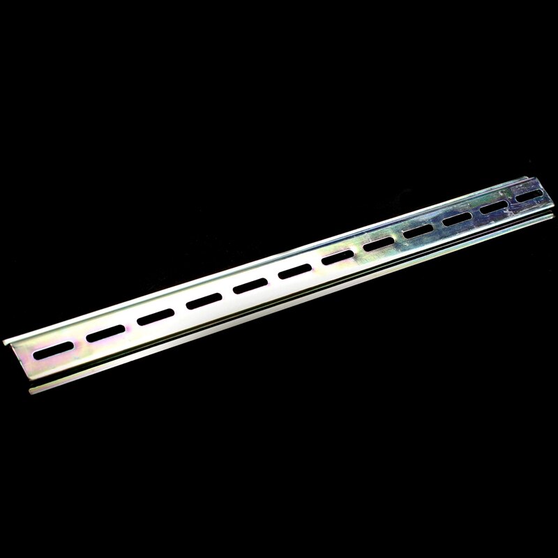 2pcs Slotted Metal 35mm DIN Mounting Rail 40cm Lon... – Vicedeal